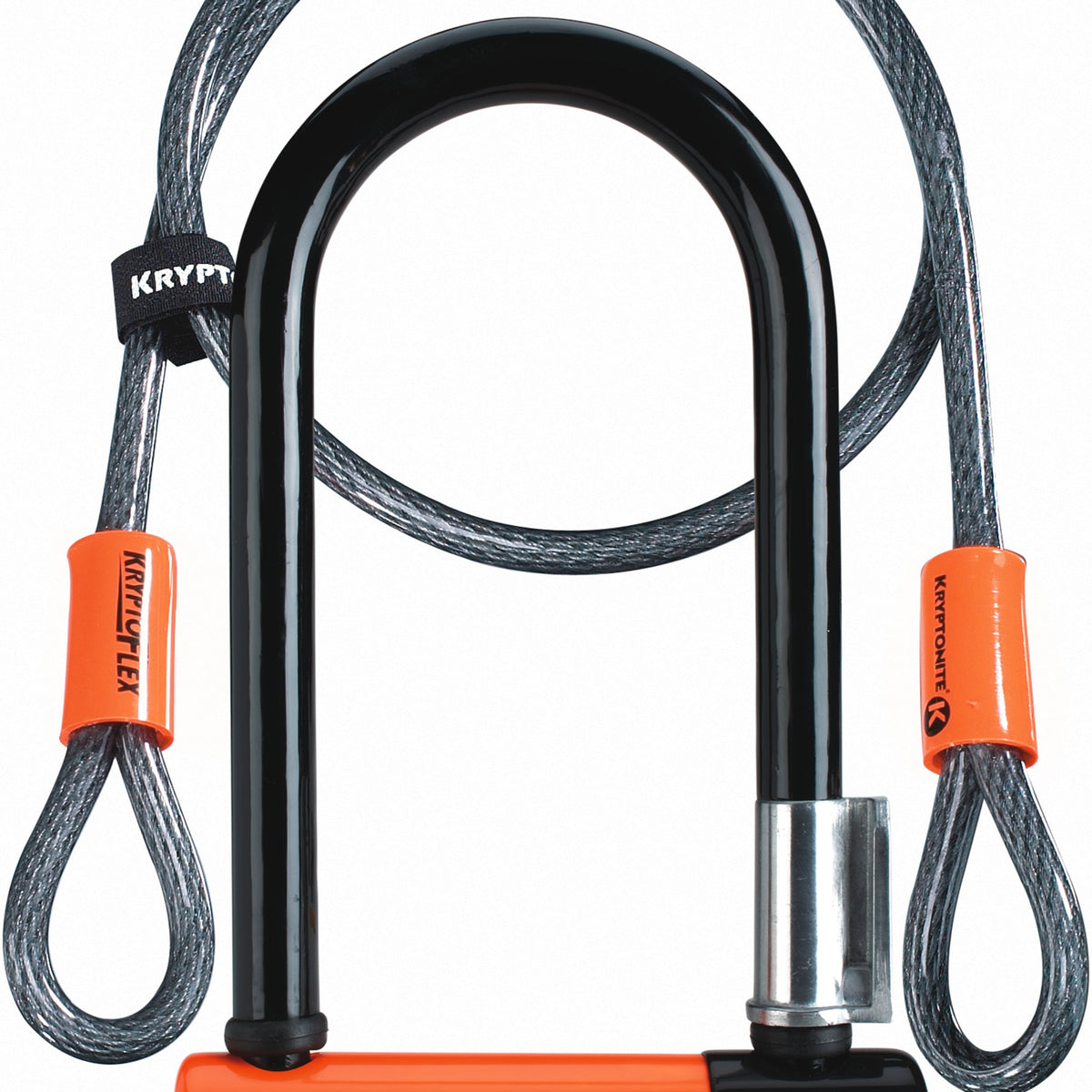 Kryptonite Evolution Mini-7 U-Lock W/ 4' Flex Cable – Full Cycle