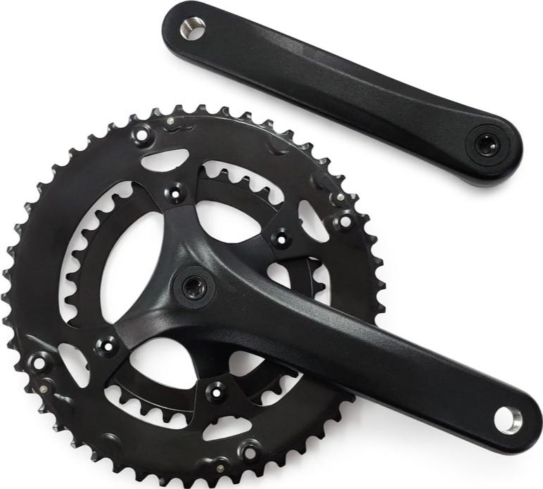Prowheel SOLID-421C-N Double Crankset – Full Cycle