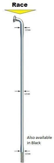 Sapim Race Double Butted J-Bend Spoke Custom Length – Full Cycle