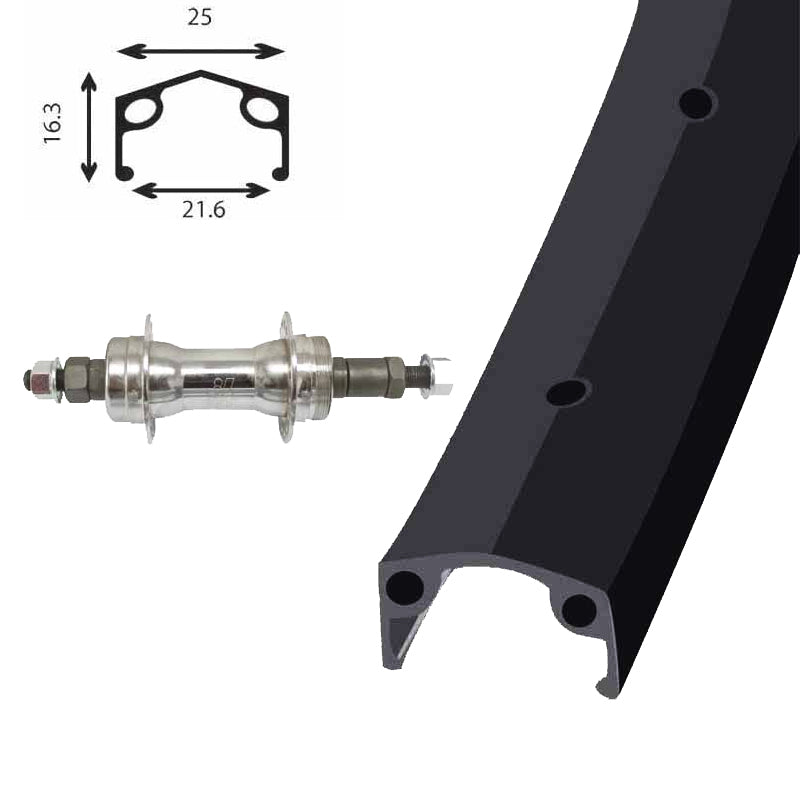 Damco Alloy Single Wall 24" Rim Brake Rear Wheel – Full Cycle