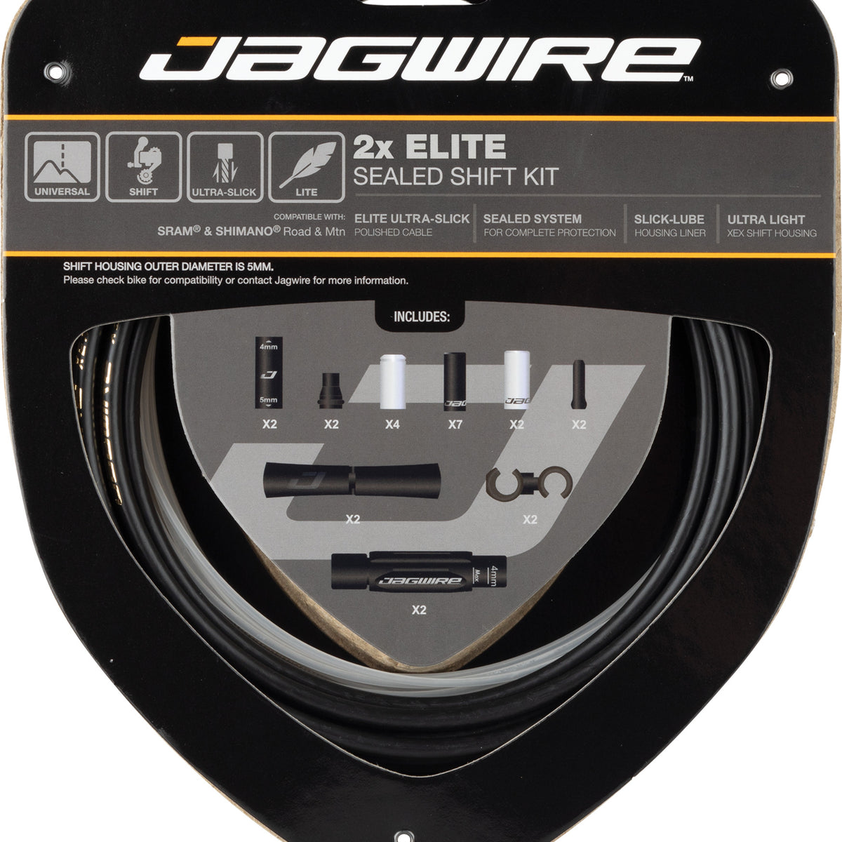 Jagwire 2x Elite Sealed Shift Kit – Full Cycle