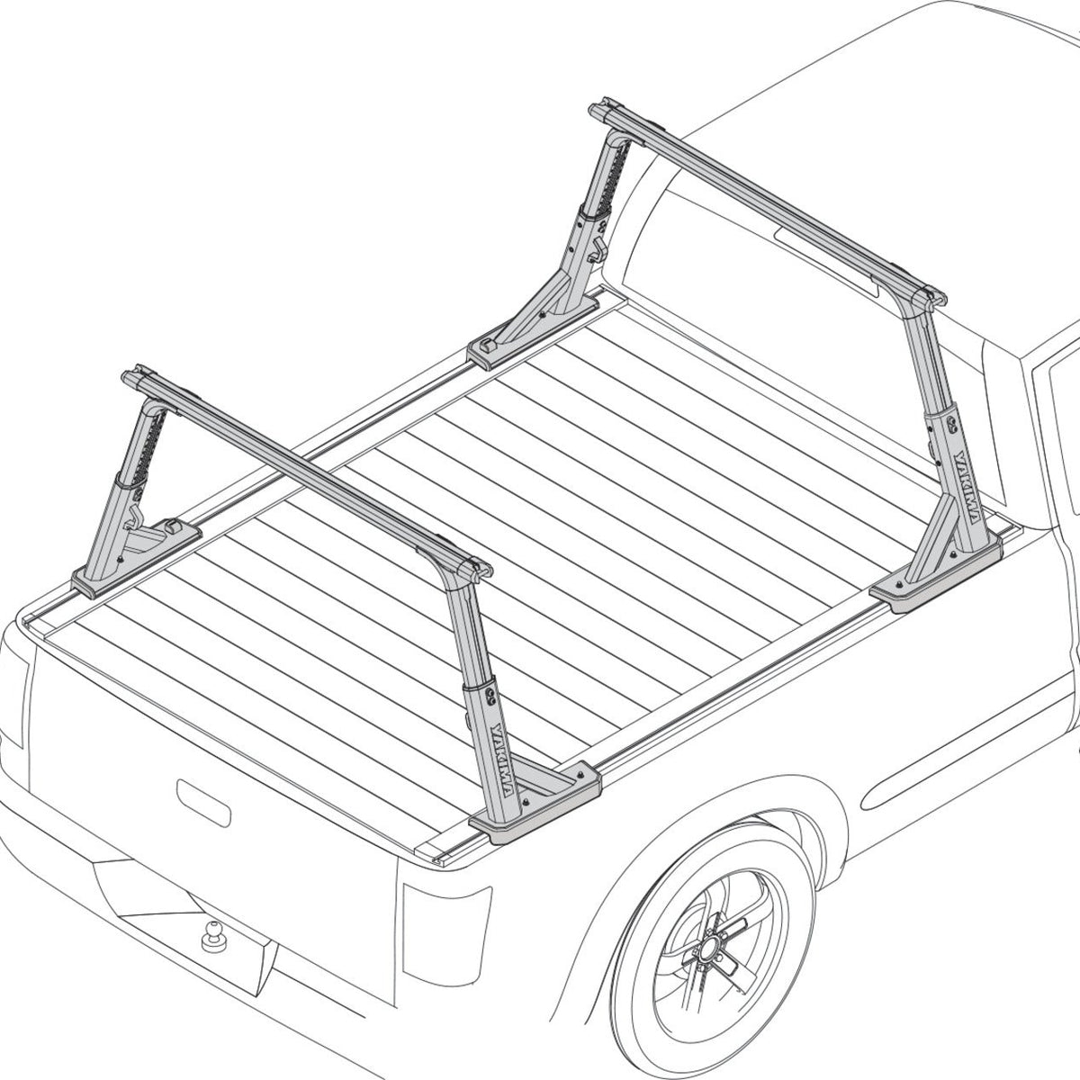 Yakima OverHaul HD (Towers Only) – Full Cycle